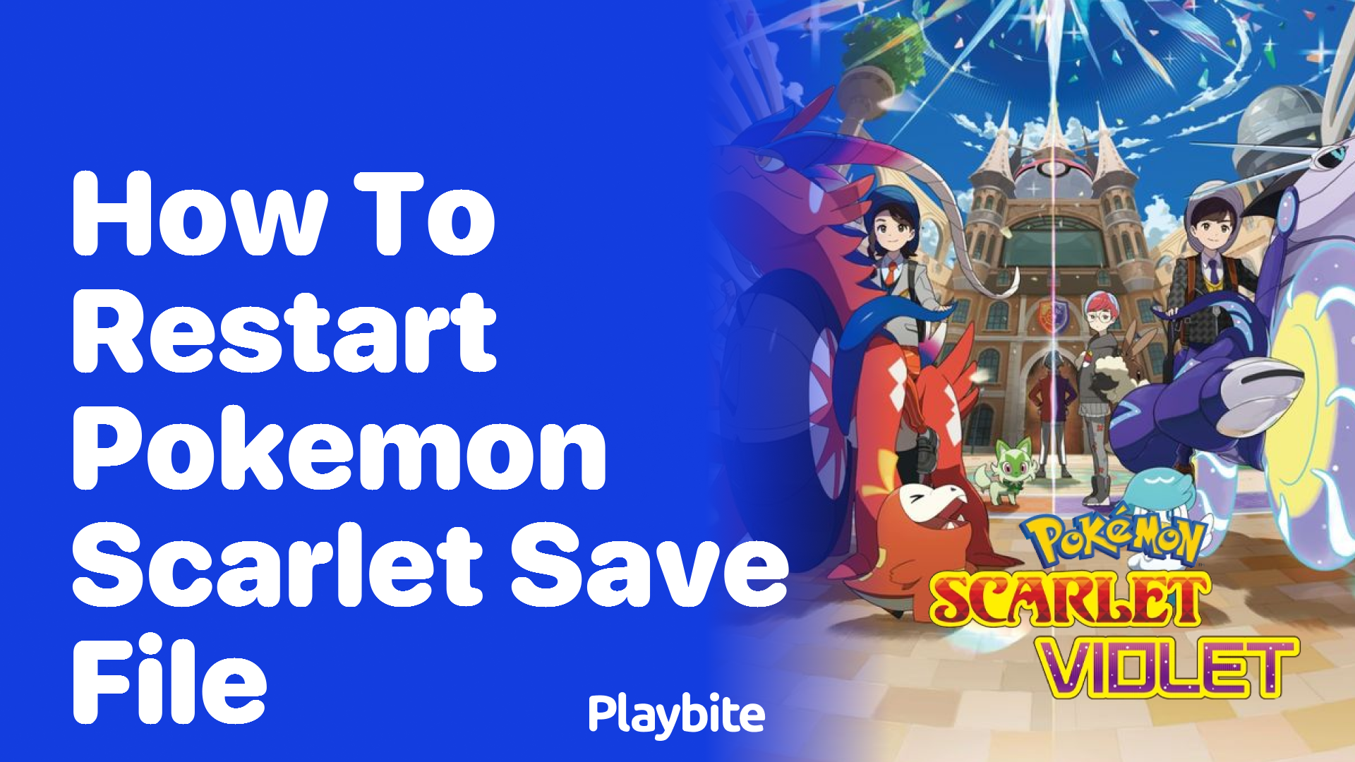How to restart Pokemon Scarlet save file - Playbite
