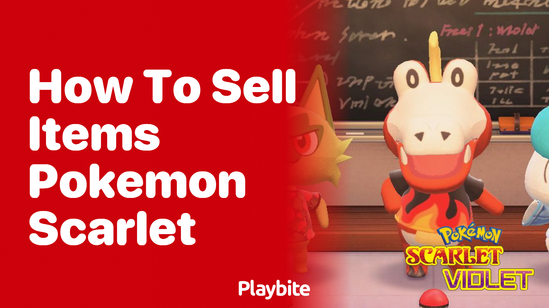 How to Sell Items in Pokemon Scarlet - Playbite