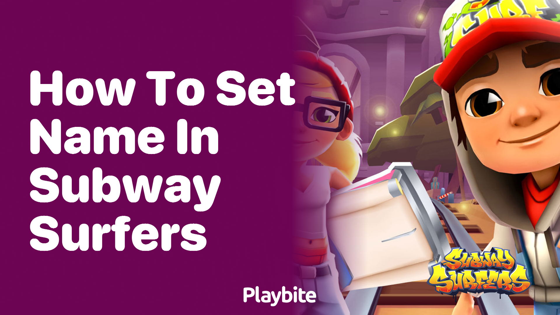 How to Set Your Name in Subway Surfers - Playbite