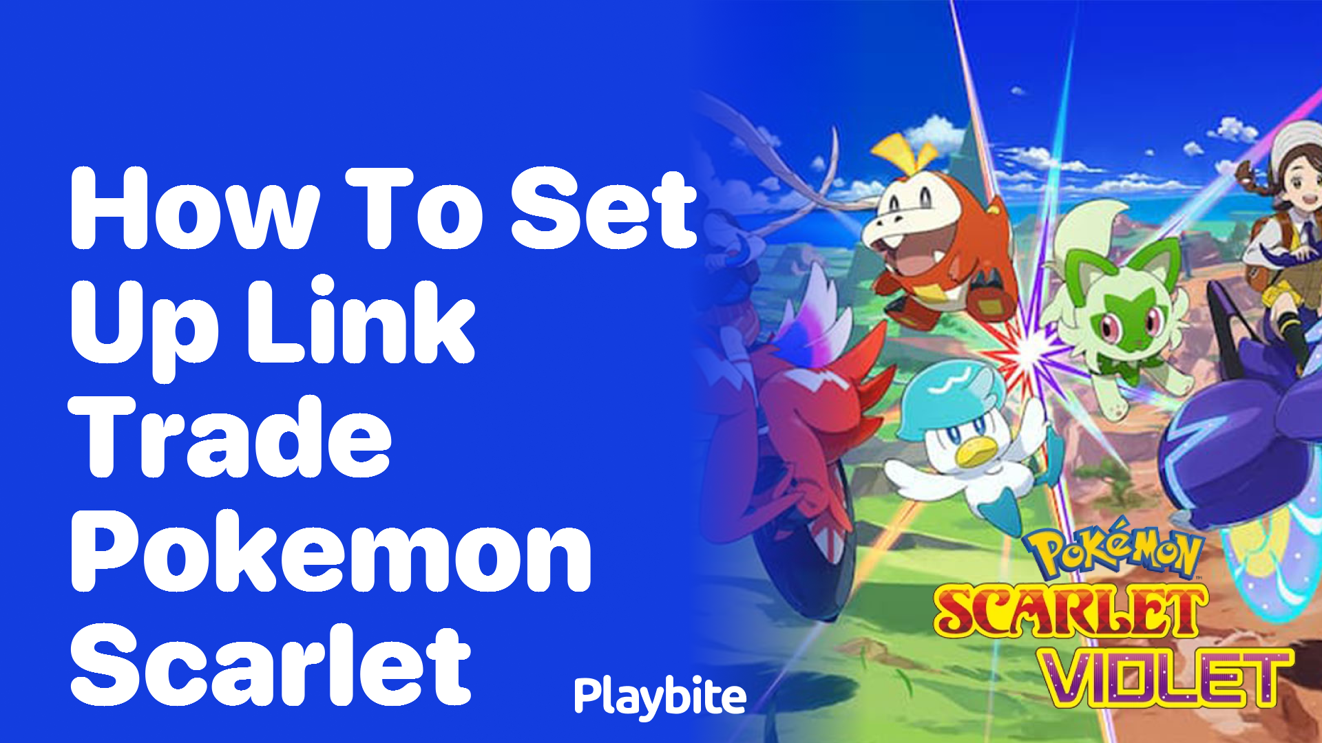 How to Set Up Link Trade in Pokémon Scarlet - Playbite
