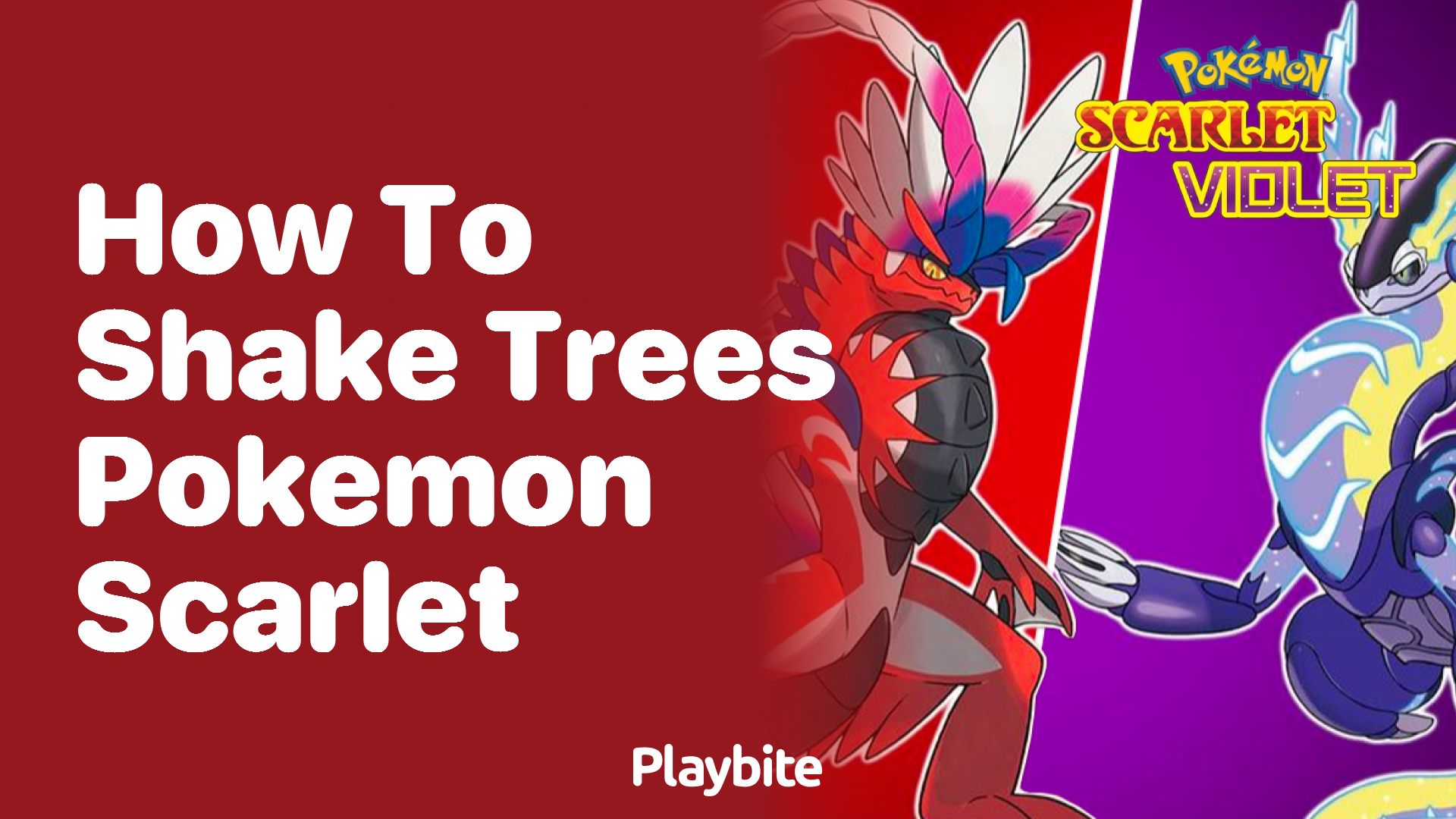 How to Shake Trees in Pokémon Scarlet - Playbite