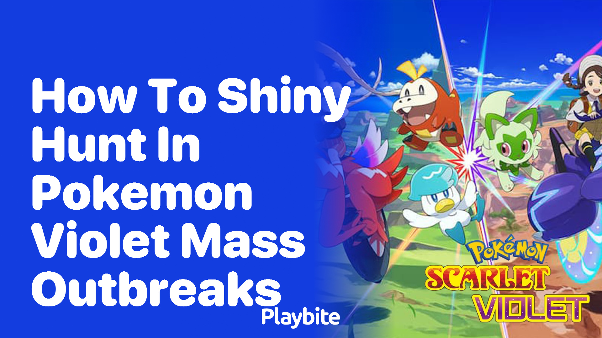 How to Shiny Hunt in Pokemon Violet Mass Outbreaks - Playbite
