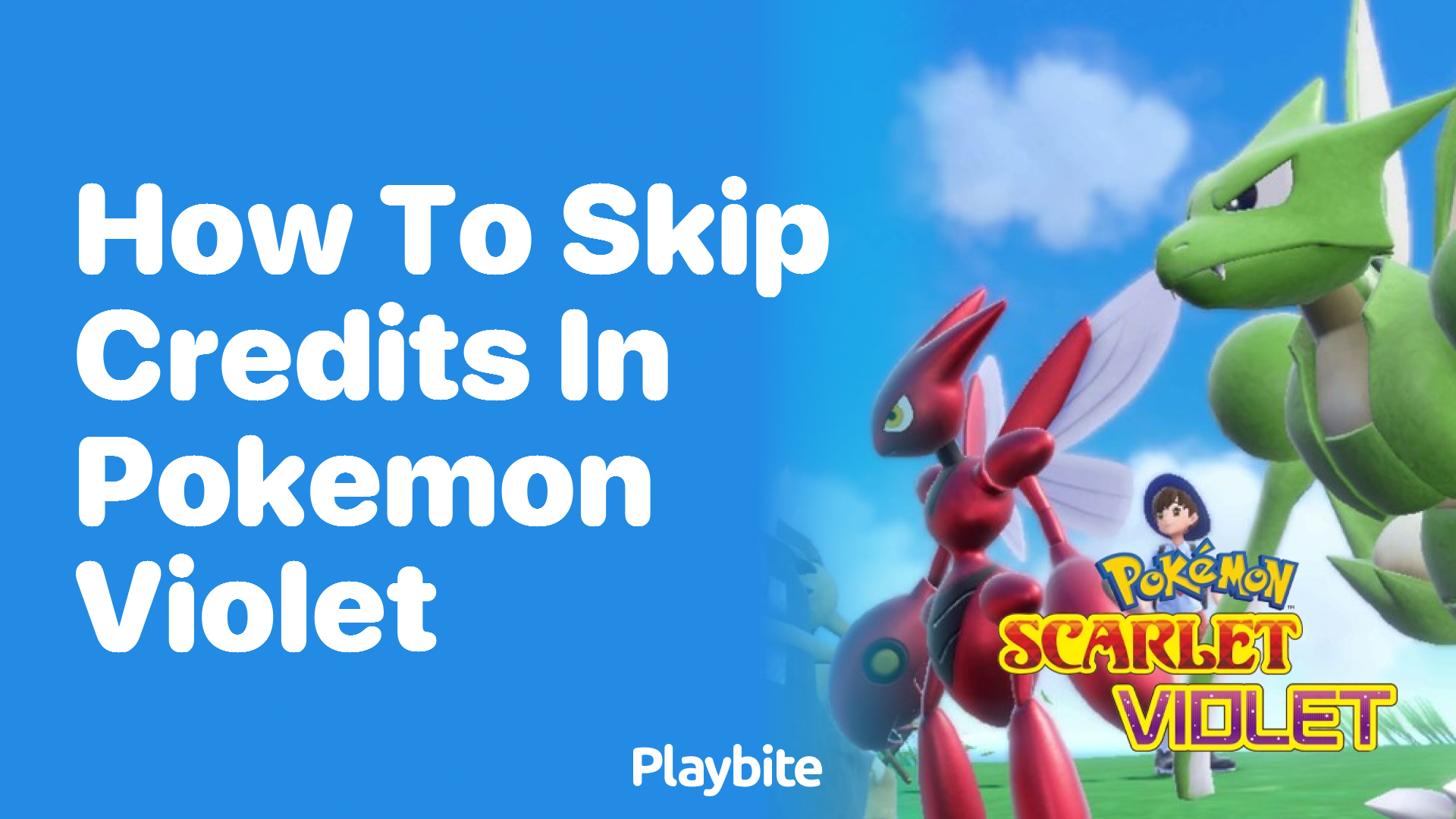 How to Skip Credits in Pokemon Violet - Playbite