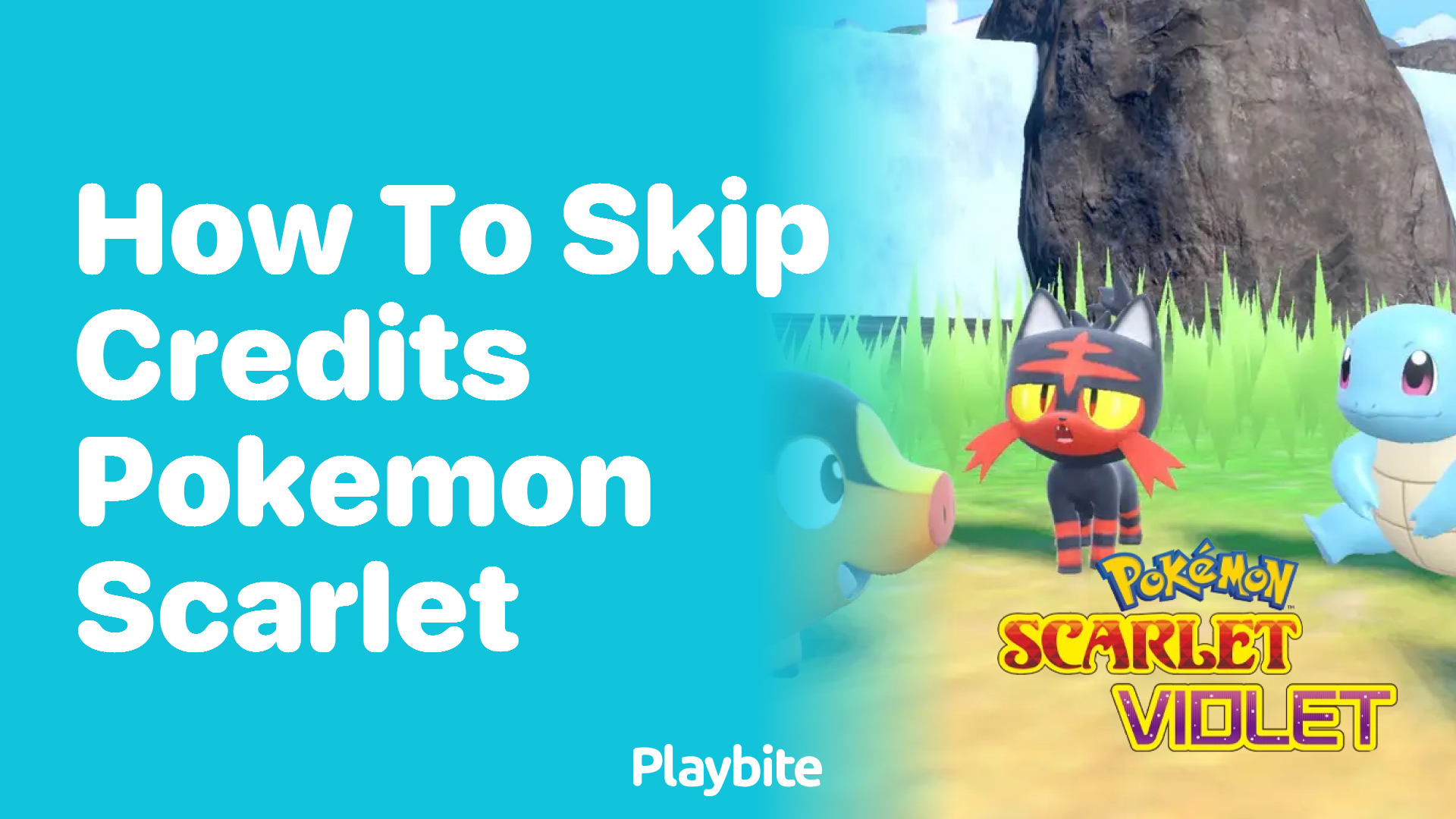 How to skip credits in Pokemon Scarlet - Playbite