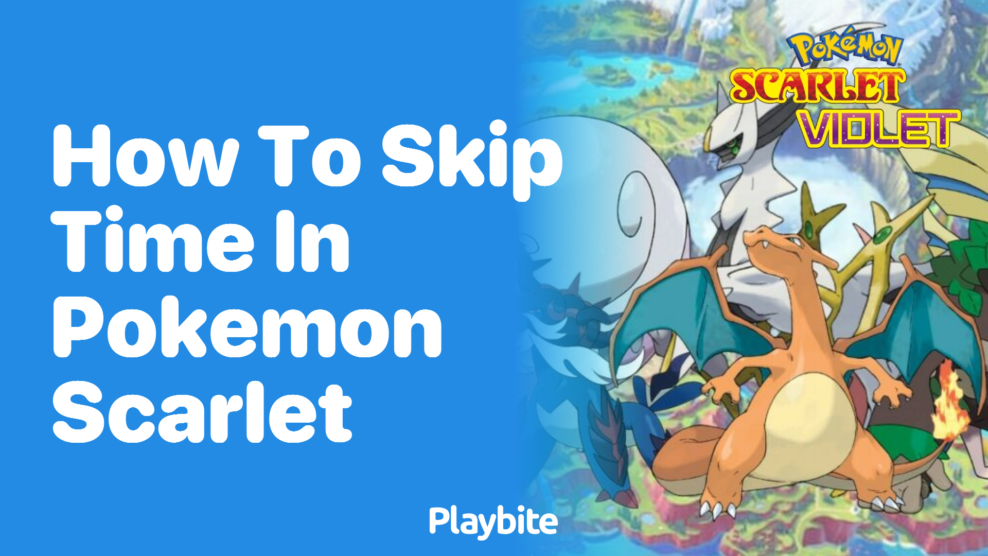 How to Skip Time in Pokemon Scarlet - Playbite