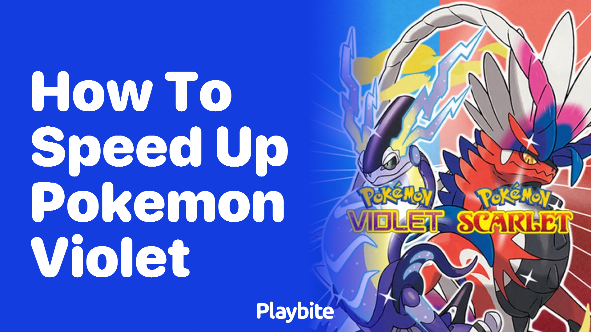 How to Speed up Pokemon Violet - Playbite