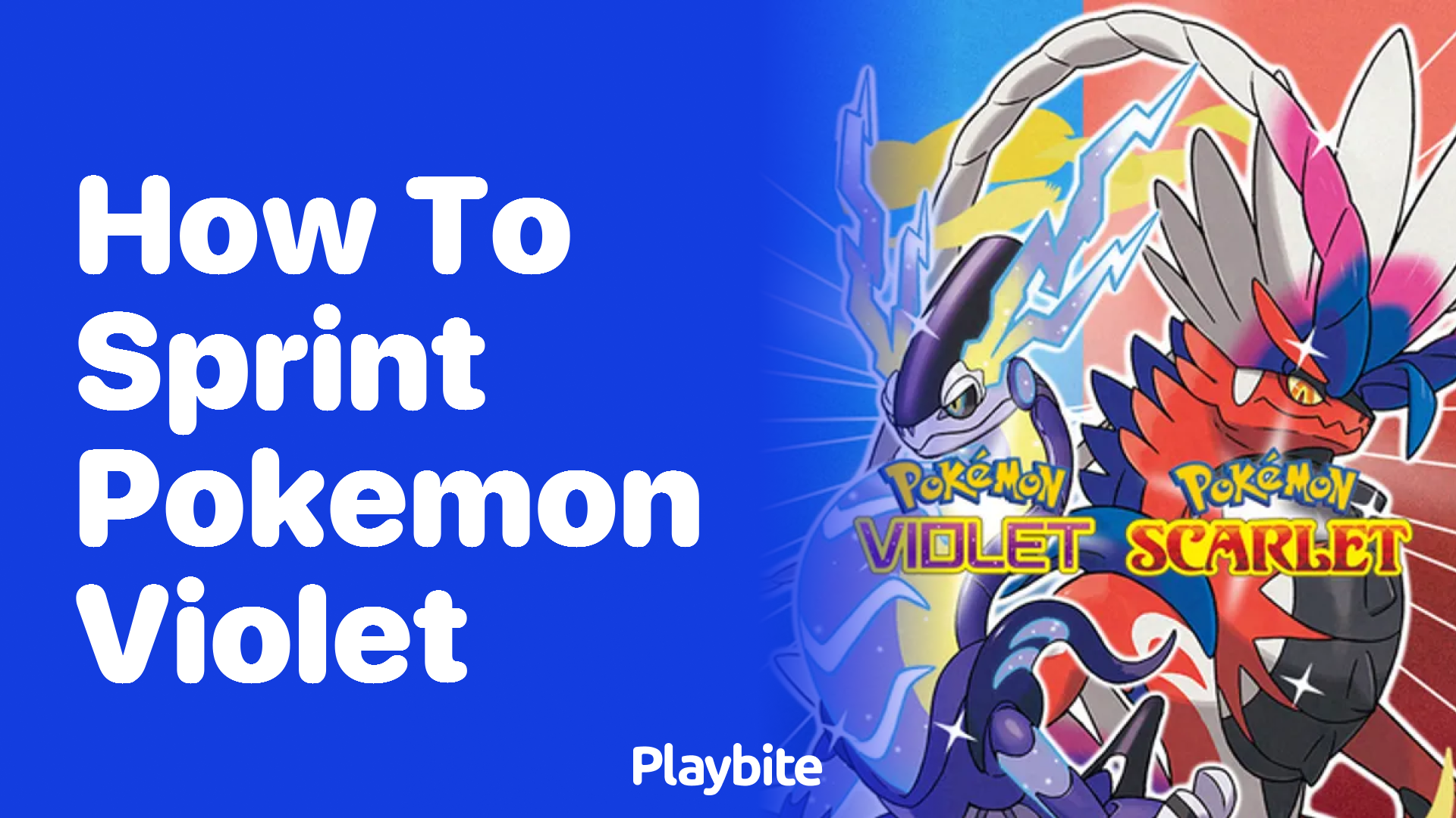 How to Sprint in Pokemon Violet - Playbite