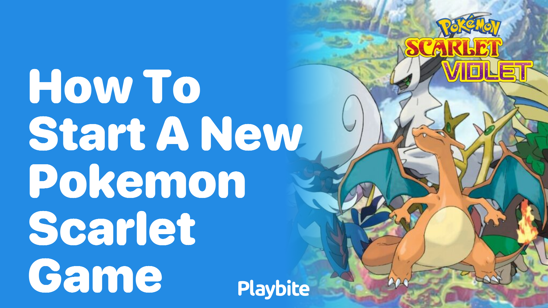 How to Start a New Pokemon Scarlet Game - Playbite
