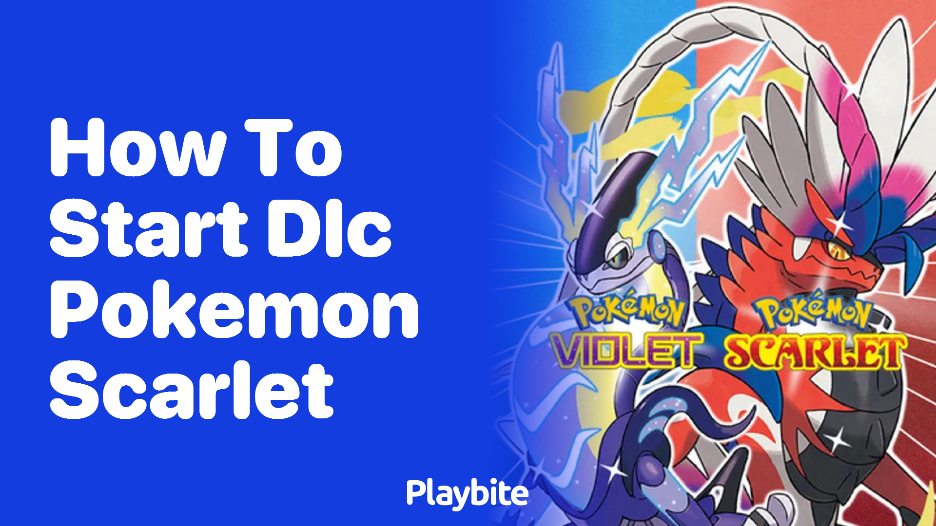 How to Start DLC in Pokémon Scarlet - Playbite