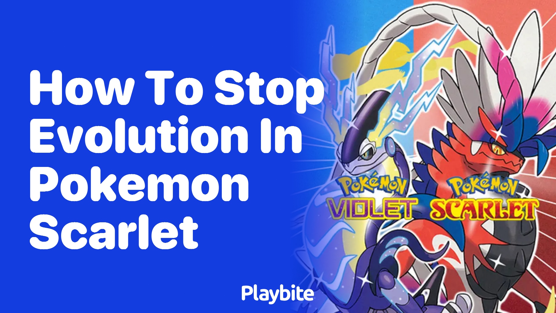 How to Stop Evolution in Pokemon Scarlet - Playbite