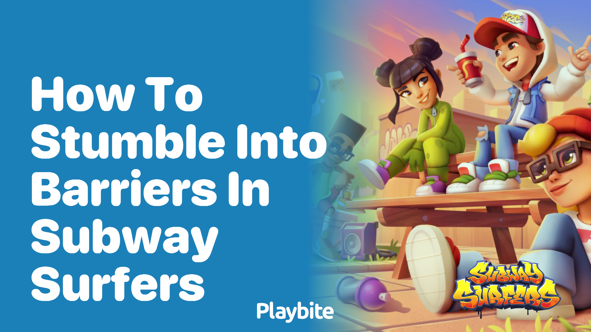 How to stumble into barriers in Subway Surfers? - Playbite