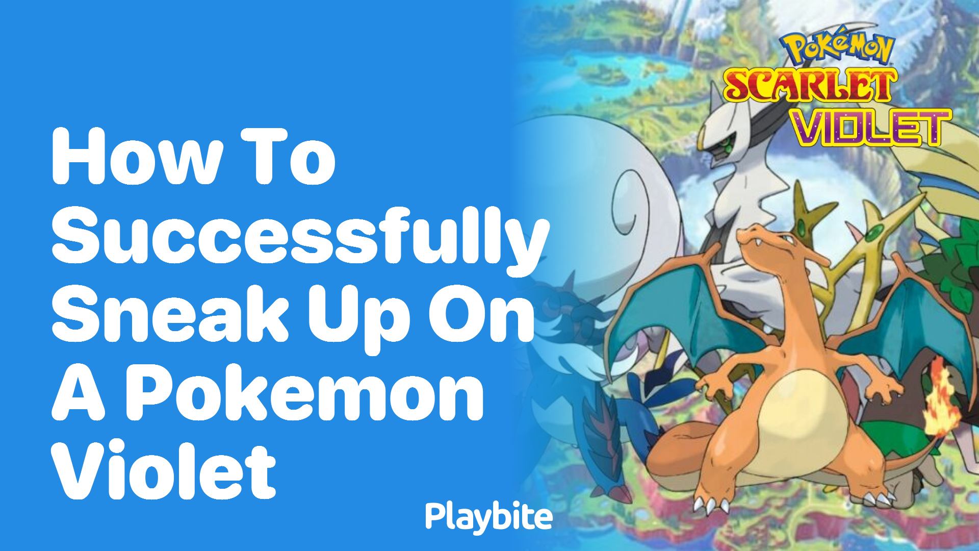 How to successfully sneak up on a Pokémon in Pokémon Violet - Playbite