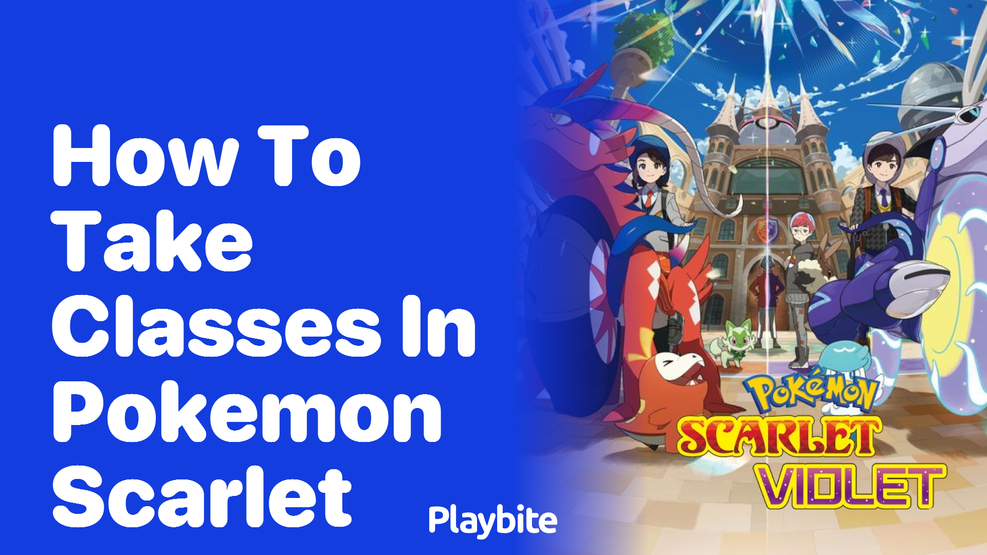 How to take classes in Pokémon Scarlet - Playbite