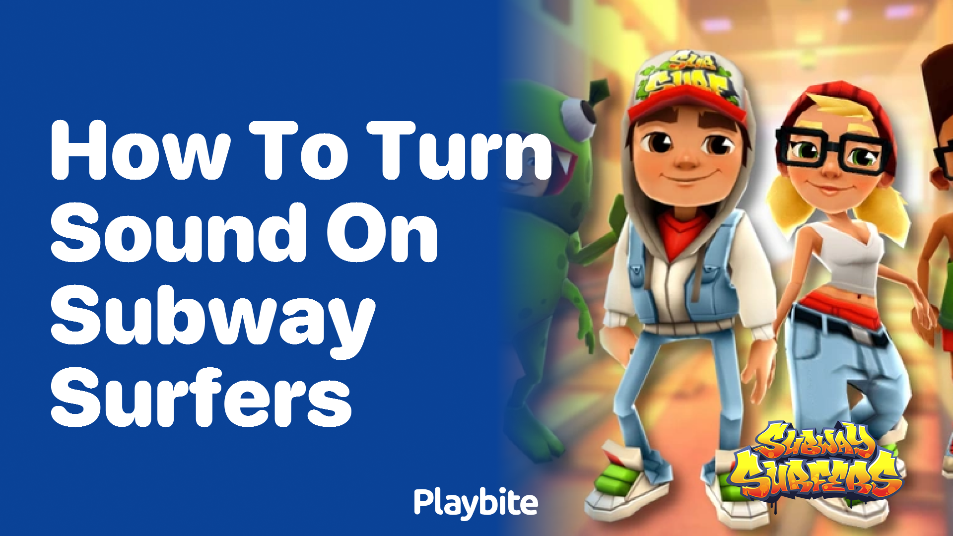 How to Turn Sound On in Subway Surfers - Playbite