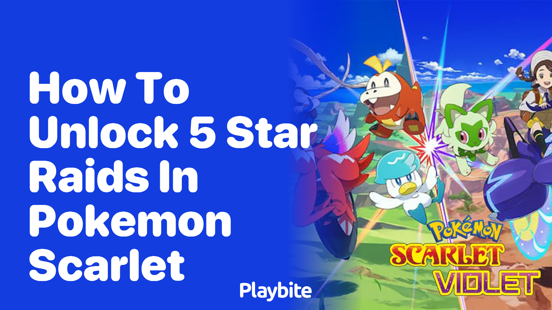 How to Unlock 5 Star Raids in Pokemon Scarlet - Playbite