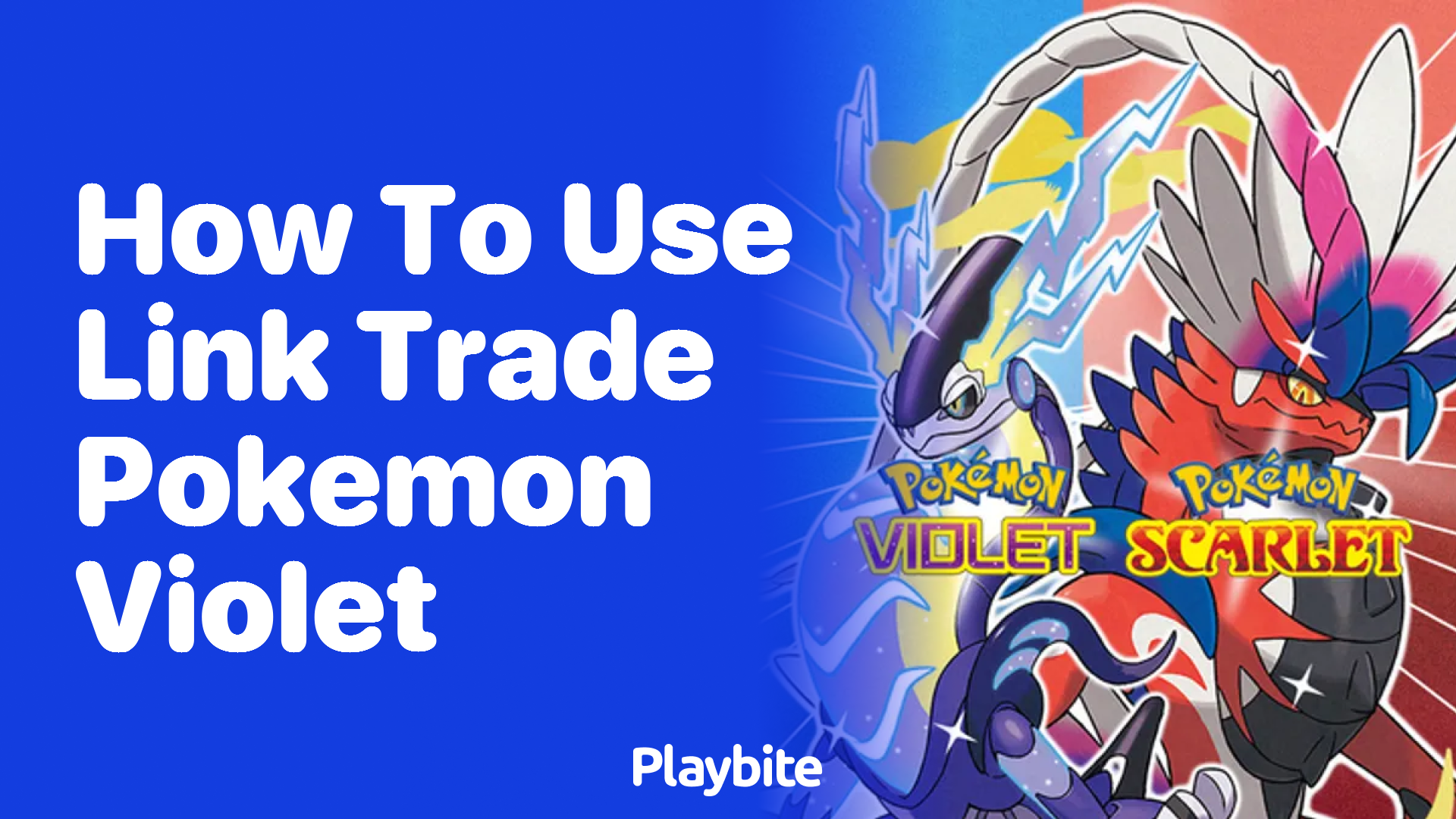 How to Use Link Trade in Pokemon Violet - Playbite