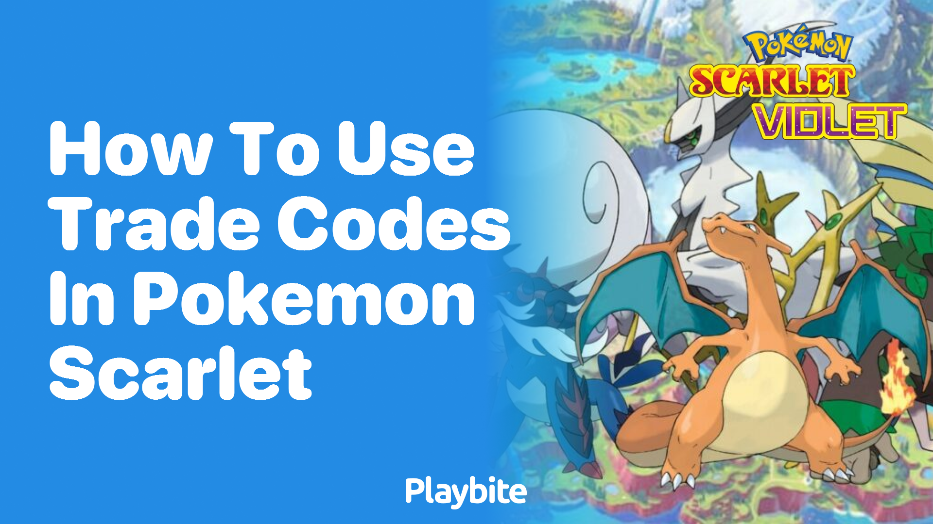 How to Use Trade Codes in Pokemon Scarlet - Playbite