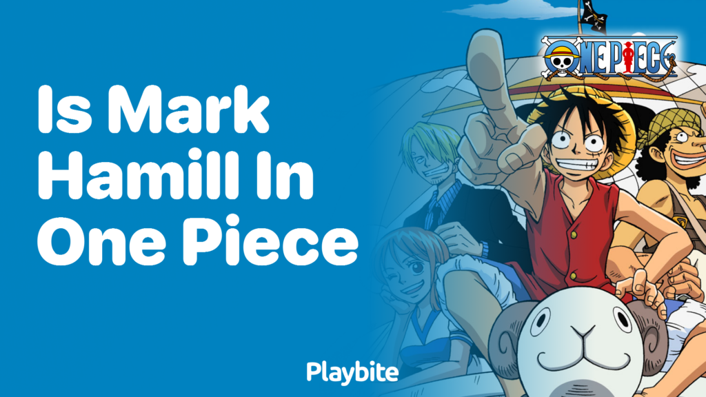 Is Mark Hamill in One Piece? - Playbite