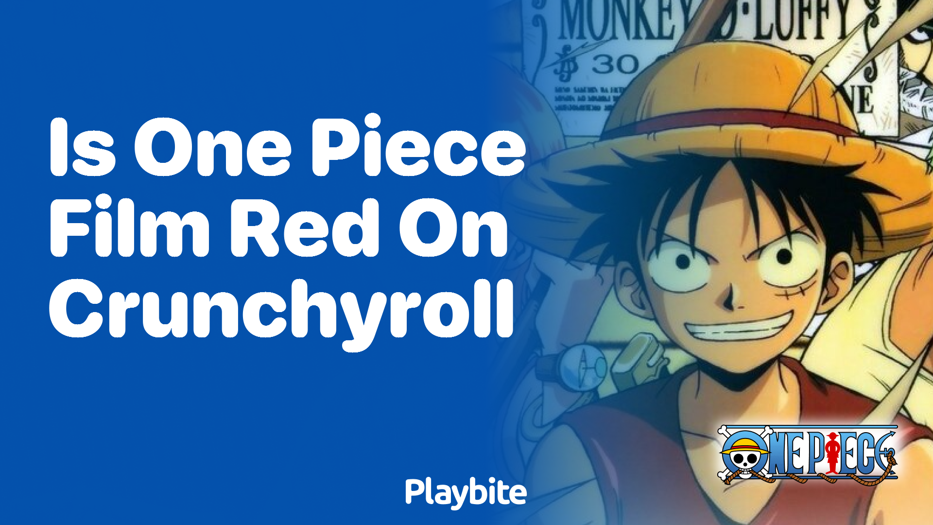 Is One Piece Film: Red on Crunchyroll? - Playbite