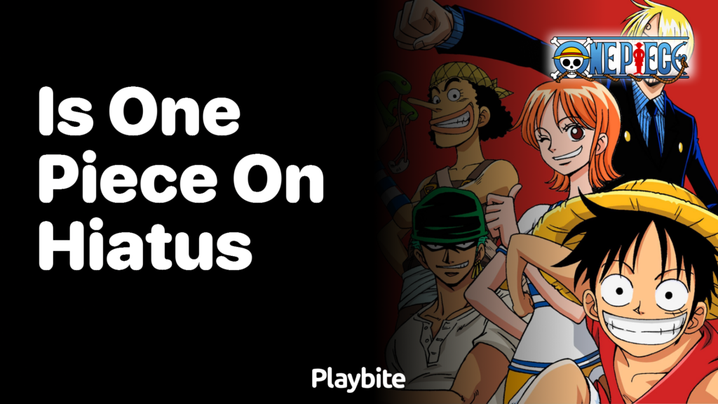Is One Piece Currently on Hiatus? - Playbite