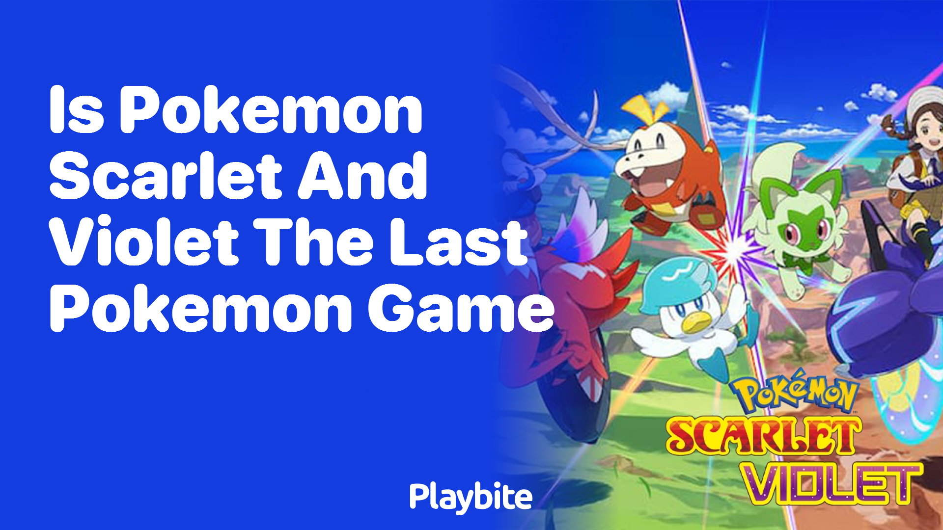 Is Pokemon Scarlet and Violet the Last Pokemon Game? - Playbite