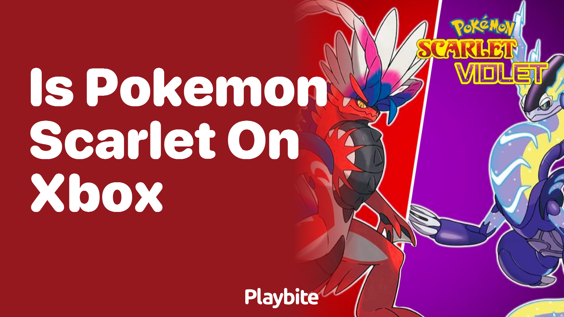 Is Pokemon Scarlet available on Xbox? - Playbite