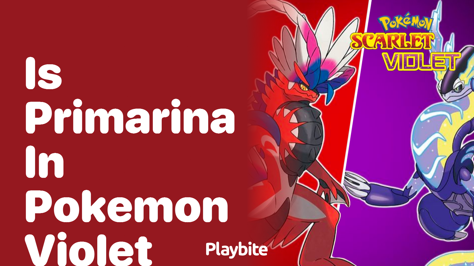 Is Primarina in Pokemon Violet? - Playbite