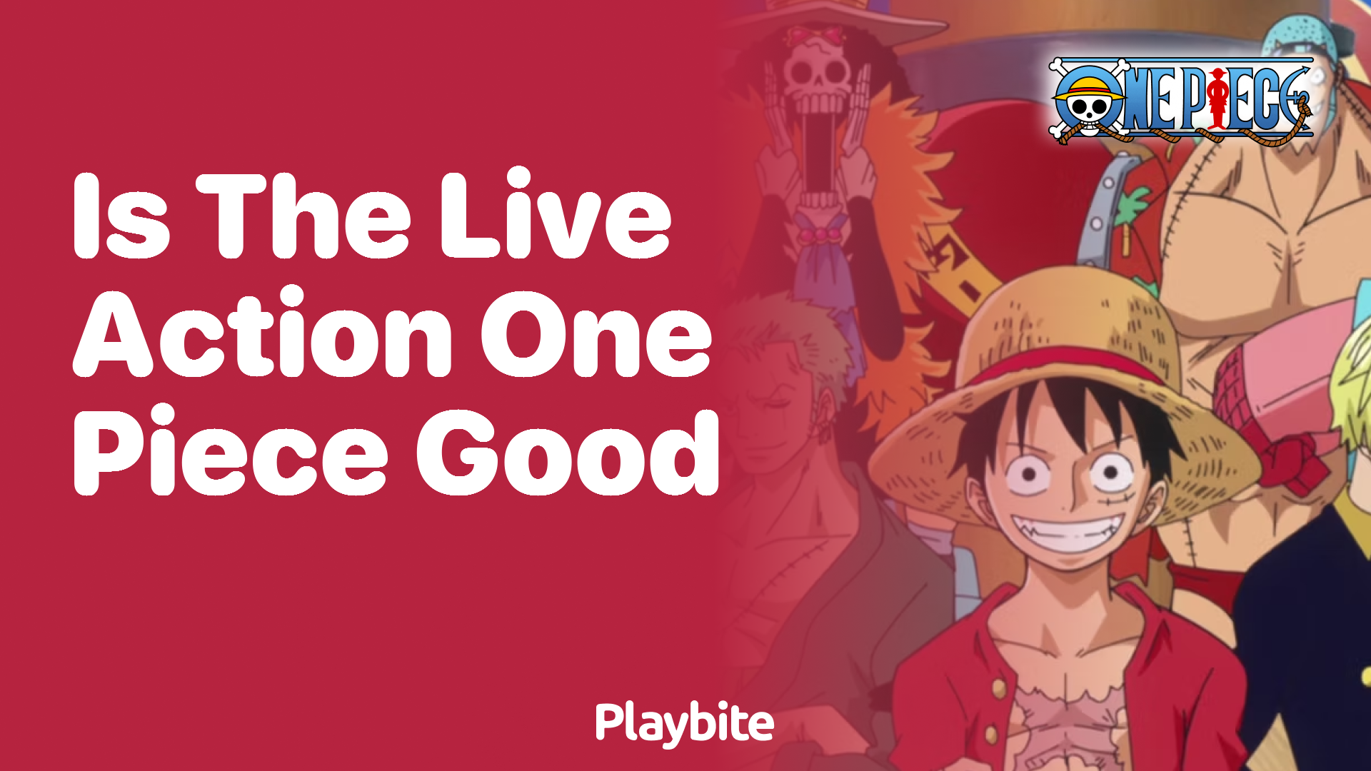 Is the Live-Action One Piece Good? Let's Dive In! - Playbite