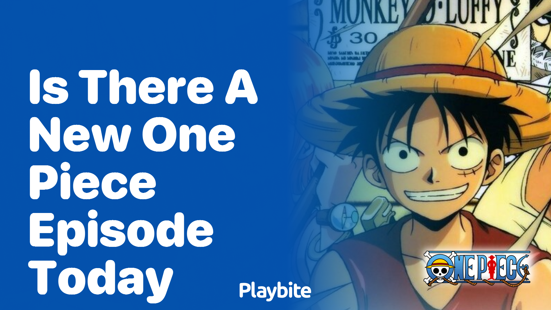 Is There a New One Piece Episode Today? Find Out Here! - Playbite