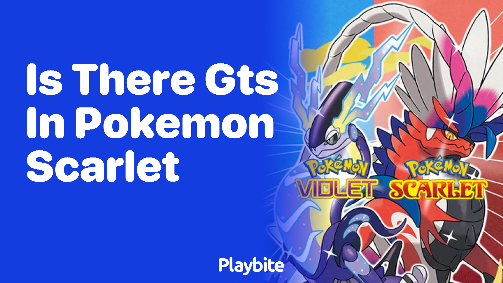 Is there a GTS in Pokemon Scarlet and Pokemon Violet? - Playbite