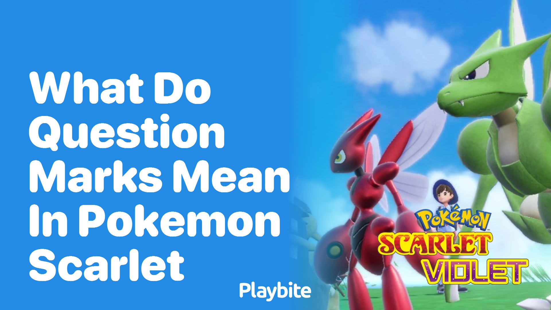 What do question marks mean in Pokemon Scarlet? - Playbite
