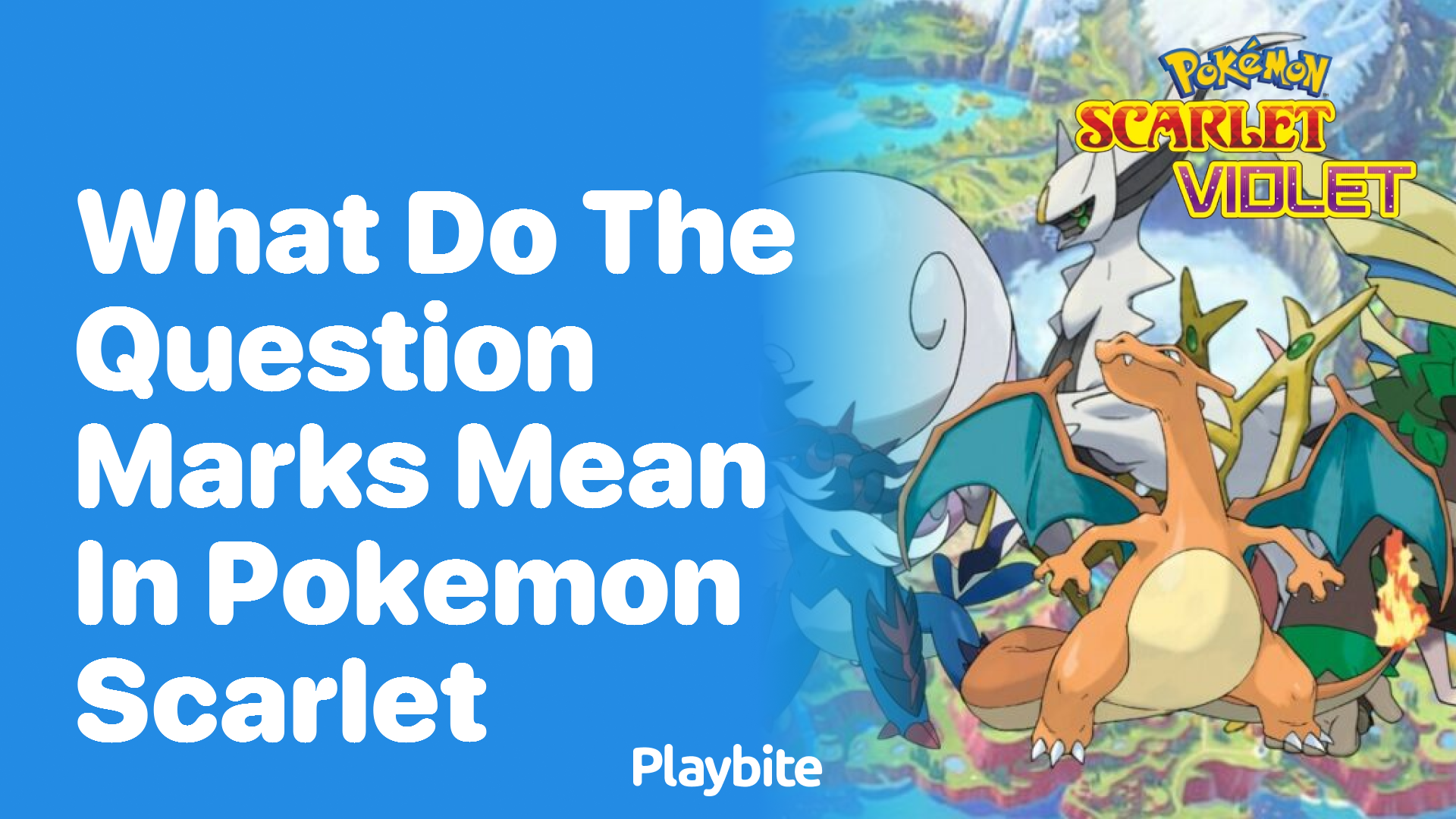 What do the question marks mean in Pokemon Scarlet? - Playbite