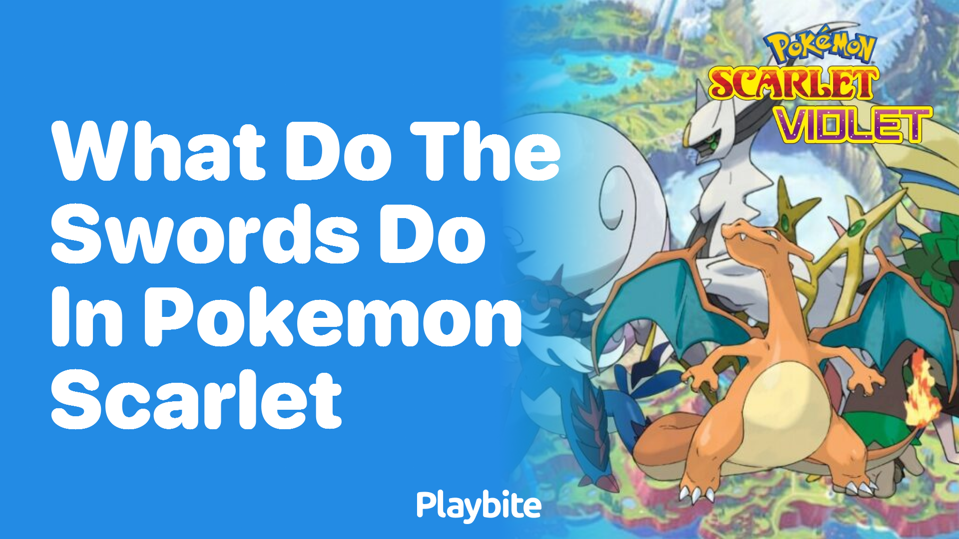 What do the swords do in Pokemon Scarlet? - Playbite