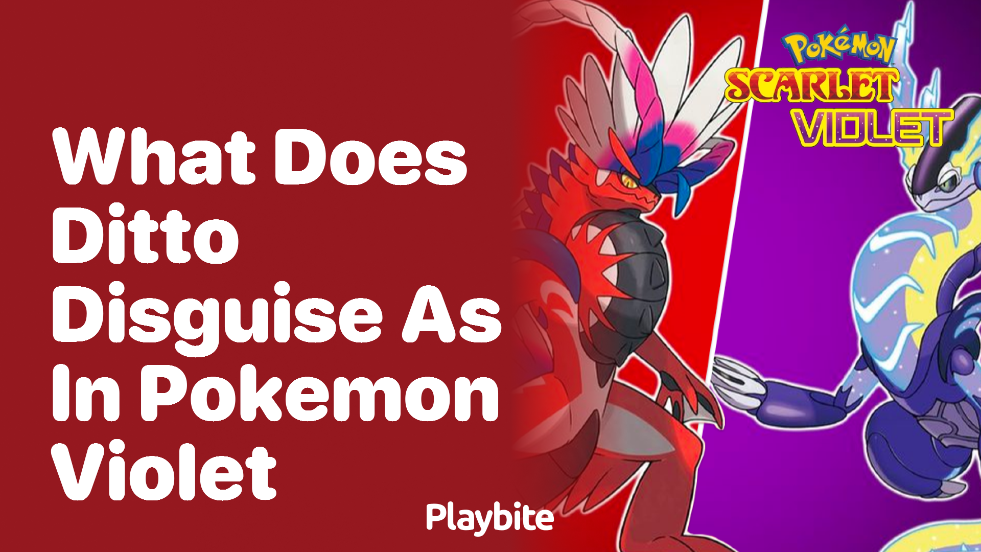 What does Ditto disguise as in Pokemon Violet? - Playbite