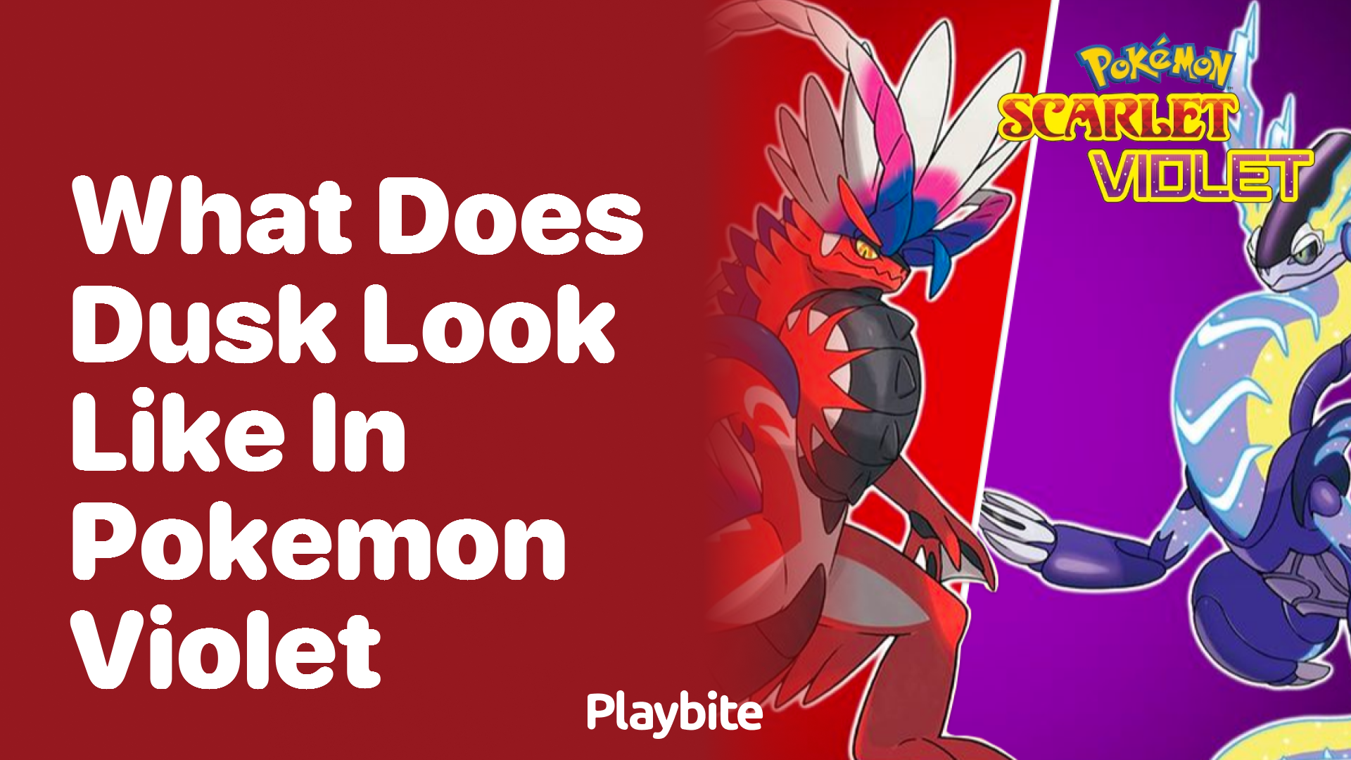 What does dusk look like in Pokemon Violet? - Playbite