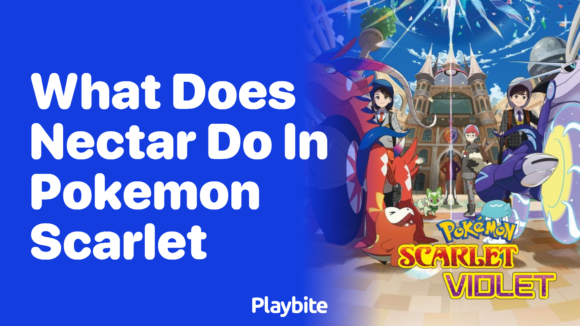 What does nectar do in Pokemon Scarlet? - Playbite