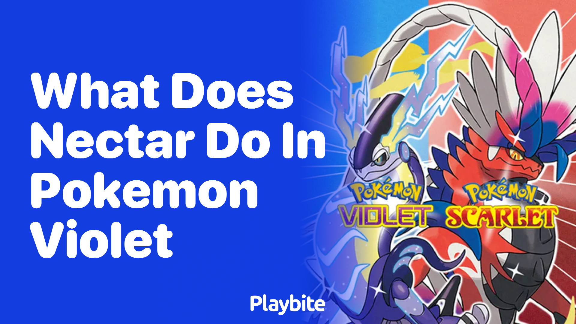 What Does Nectar Do in Pokemon Violet? - Playbite