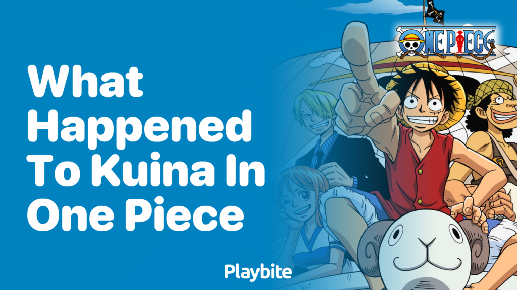 What Happened to Kuina in One Piece? Unraveling the Mystery - Playbite