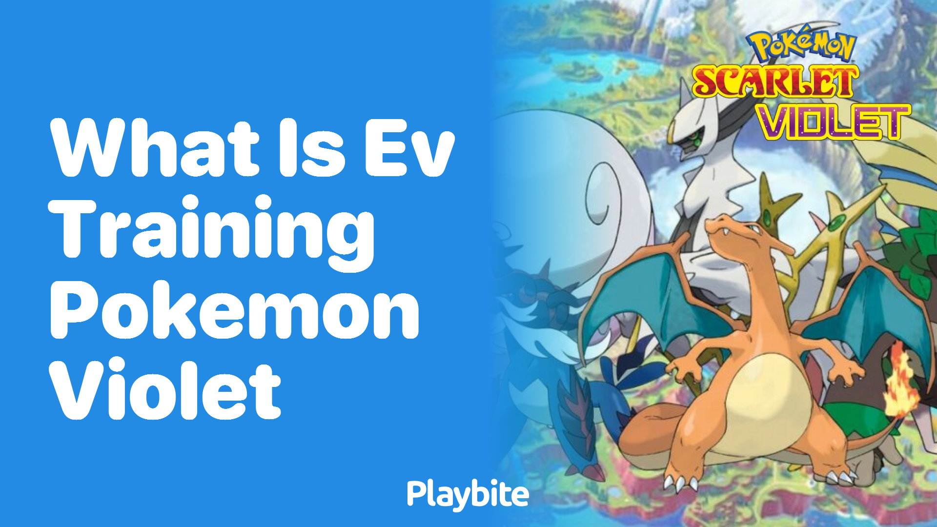 What is EV Training in Pokemon Violet? - Playbite