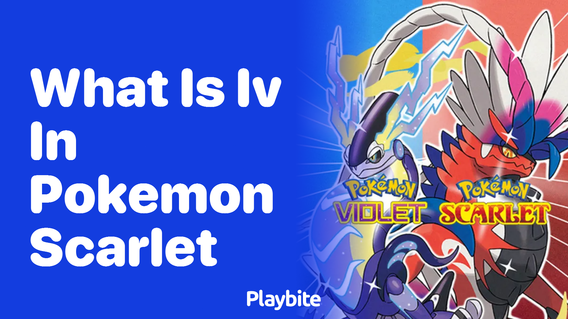 What is IV in Pokemon Scarlet? - Playbite