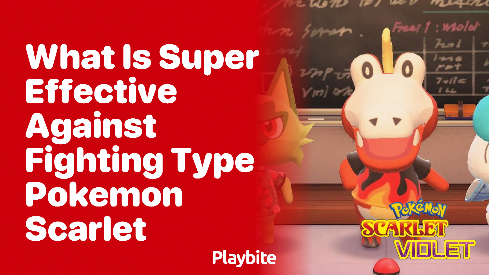 What is super effective against Fighting-type Pokémon in Scarlet ...