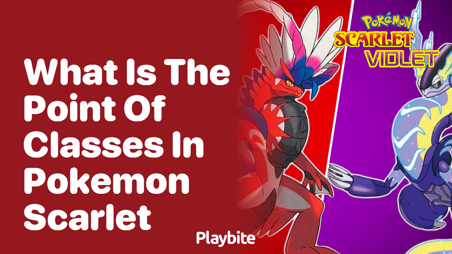 What is the point of classes in Pokemon Scarlet? - Playbite