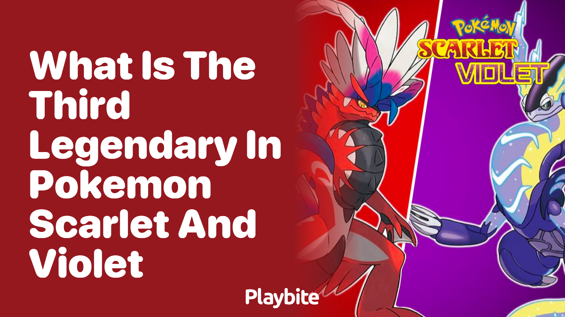 What is the third legendary in Pokemon Scarlet and Violet? - Playbite