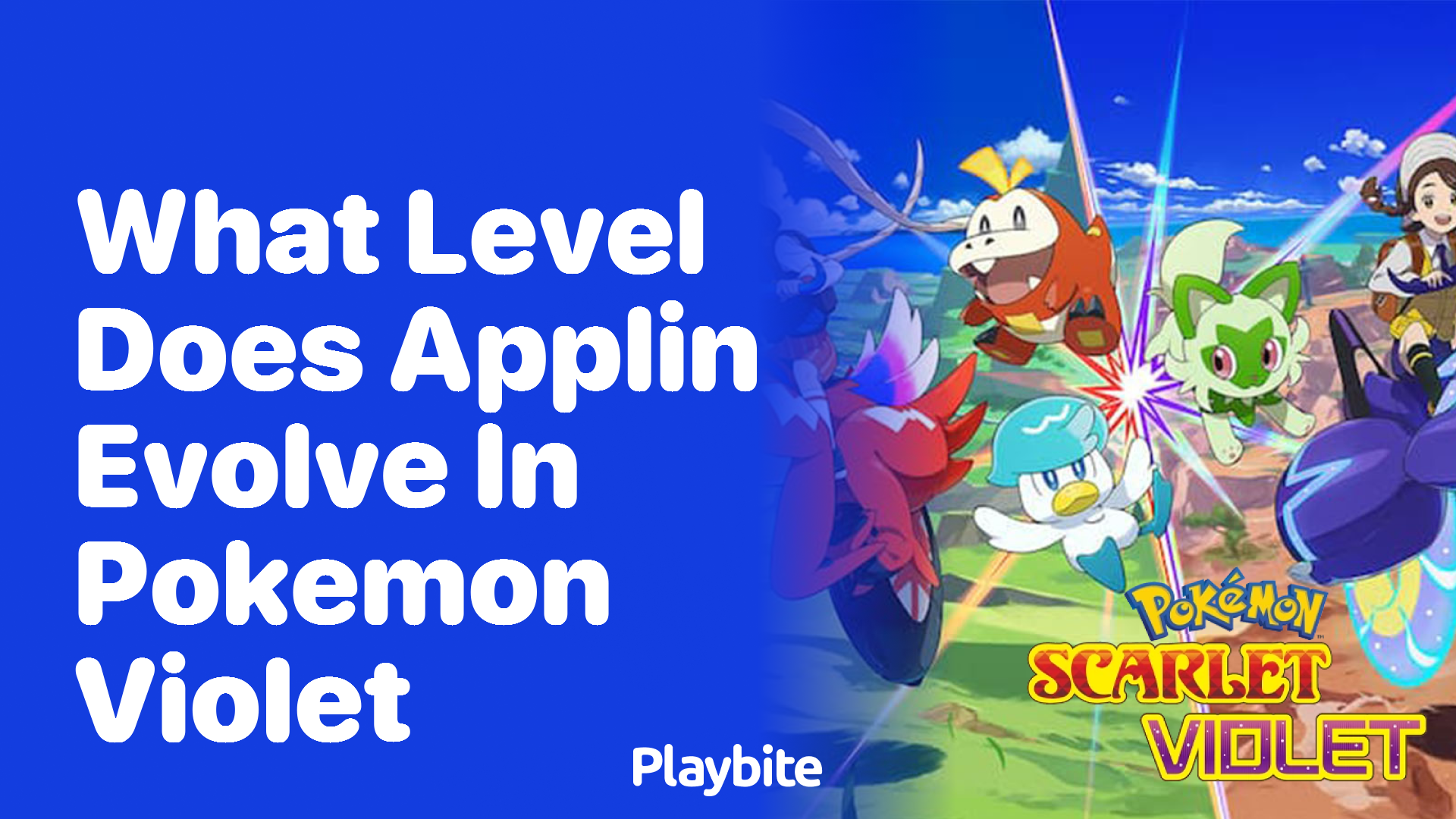 What level does Applin evolve in Pokemon Violet? - Playbite