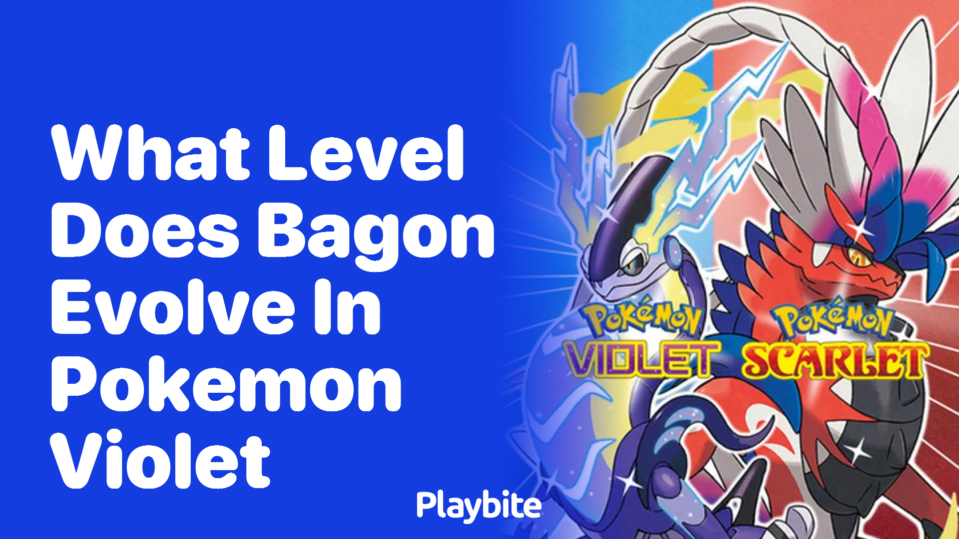What Level Does Bagon Evolve in Pokemon Violet? - Playbite