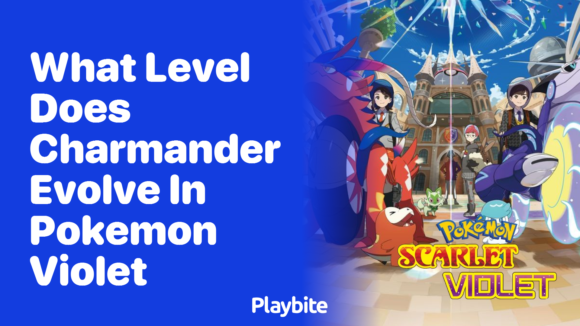 What level does Charmander evolve in Pokemon Violet? - Playbite