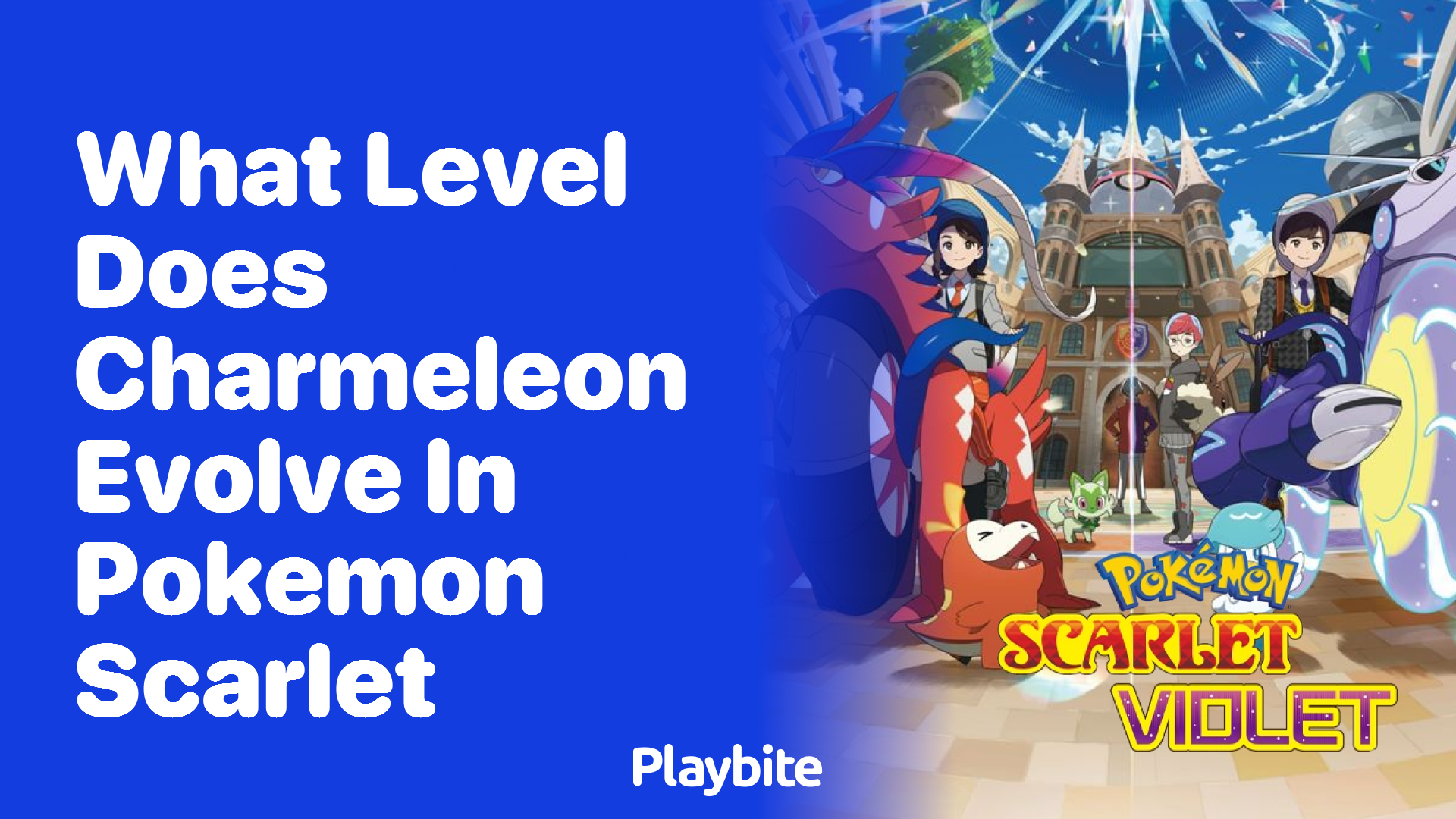 What level does Charmeleon evolve in Pokemon Scarlet? - Playbite