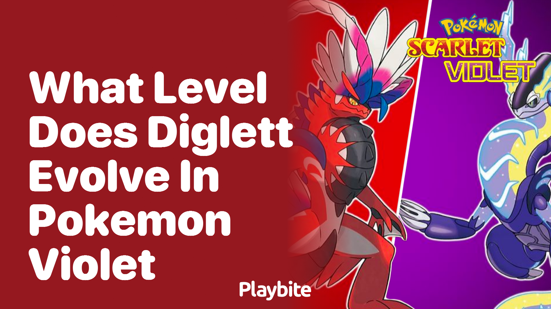 What level does Diglett evolve in Pokémon Violet? - Playbite