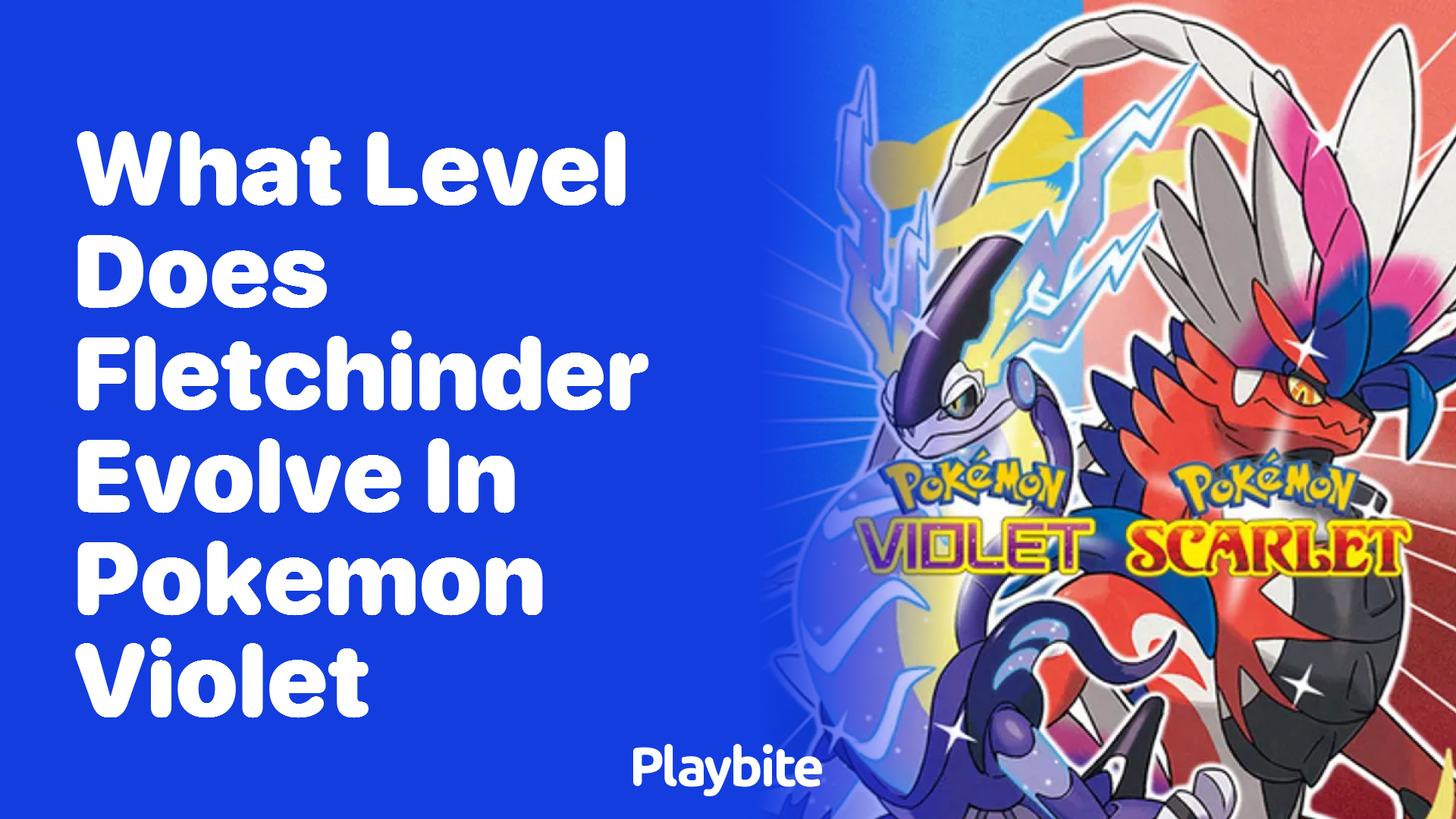What level does Fletchinder evolve in Pokemon Violet? - Playbite