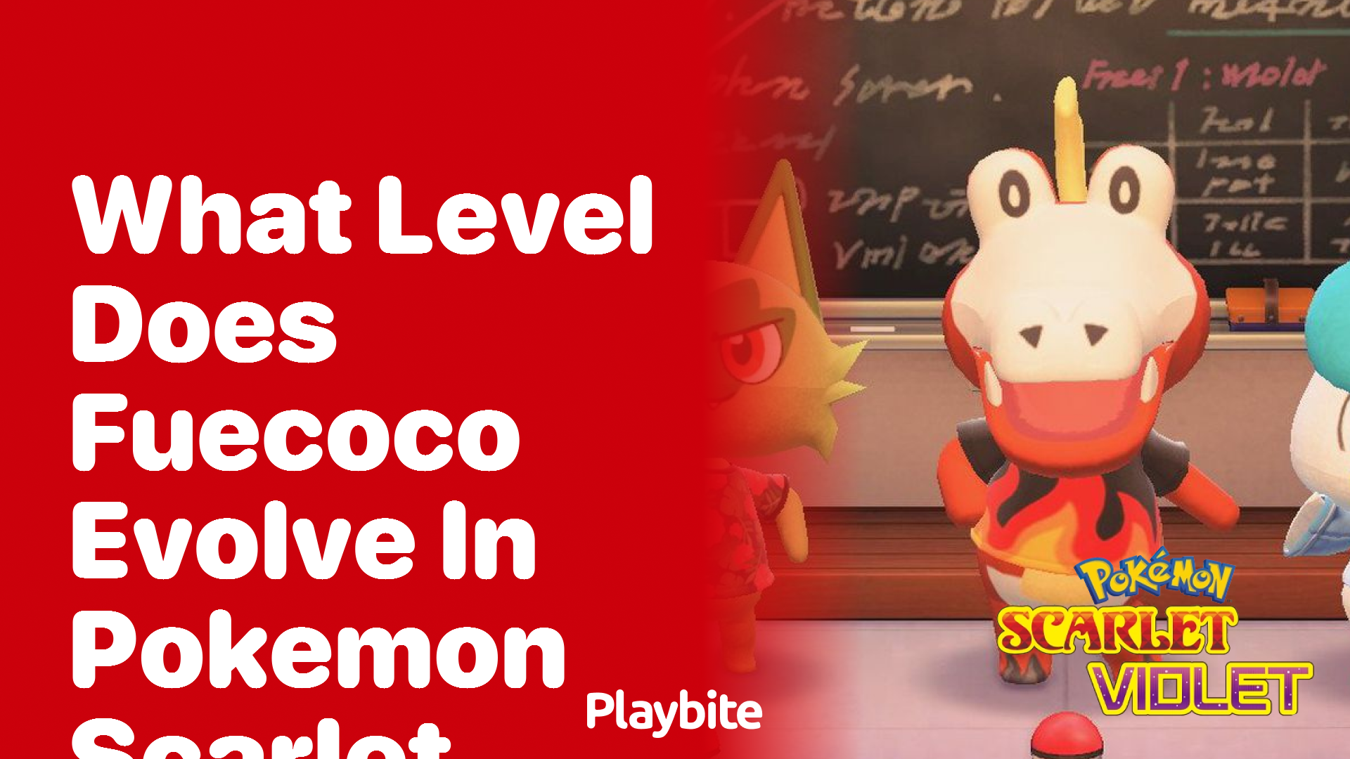 What level does Fuecoco evolve in Pokemon Scarlet? - Playbite